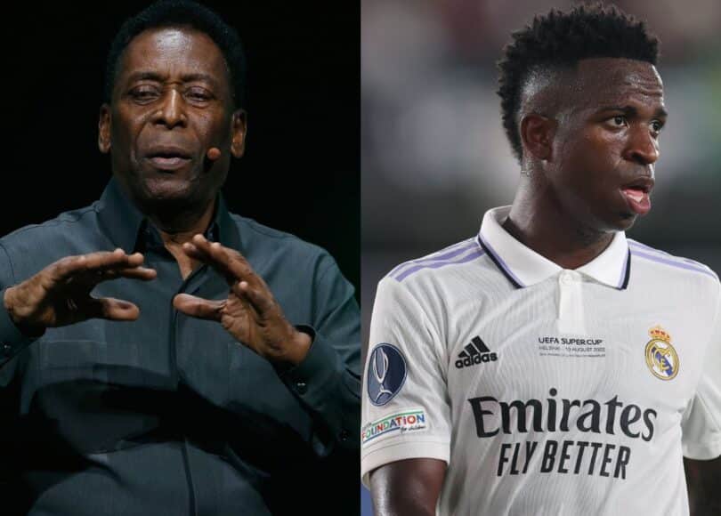 « Arrêtez de faire le singe » : Vinicius Jr victime de racisme, la réaction cash du Roi Pelé ...